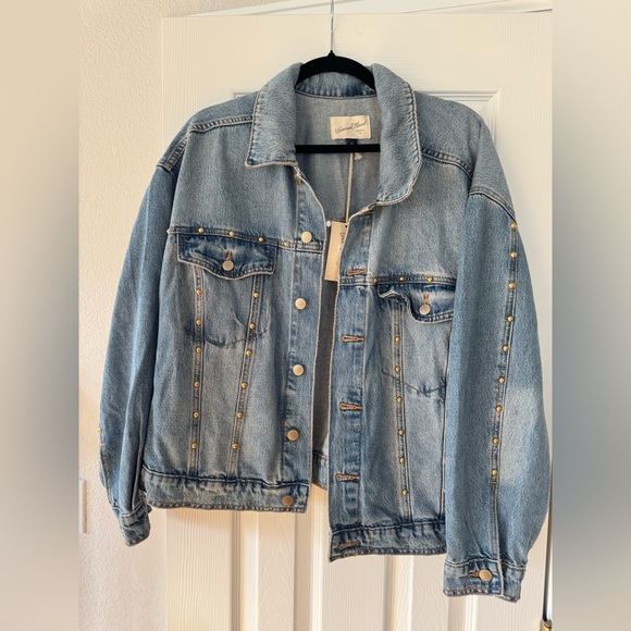 Universal Thread | Jackets & Coats | Universal Thread Blue Studded Jean ...